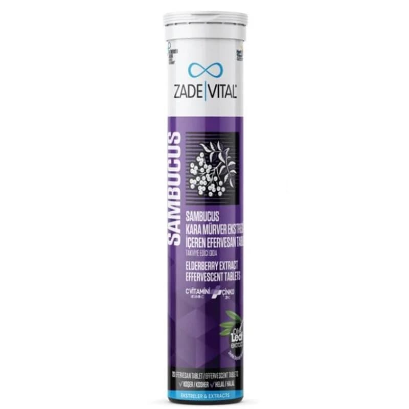 Zade Vital Sambucus Nigra 20 effervescent Tablet | Bazaarica